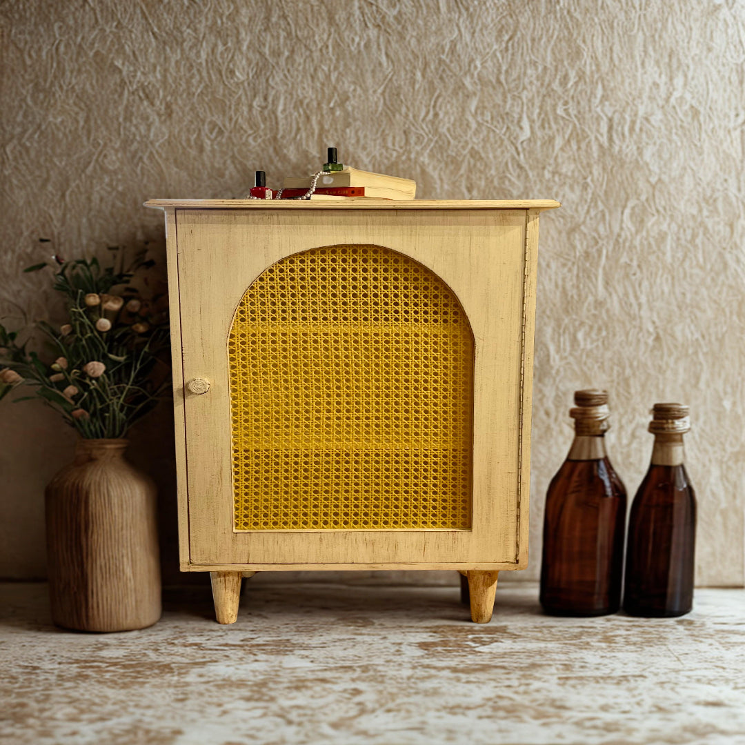 Single Door Cane Almari – ZAHRA HOME